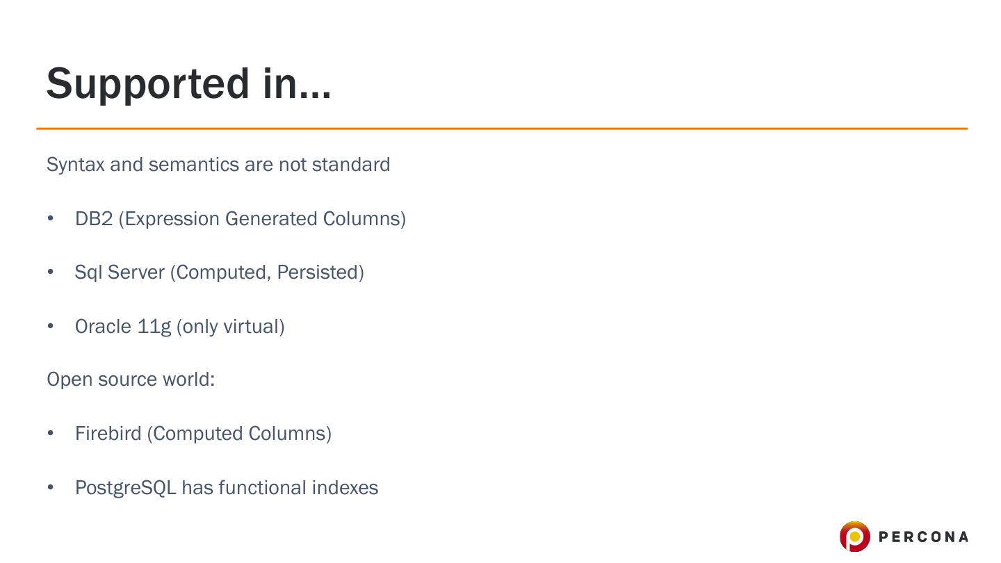 Virtual Columns In MySQL And MariaDB