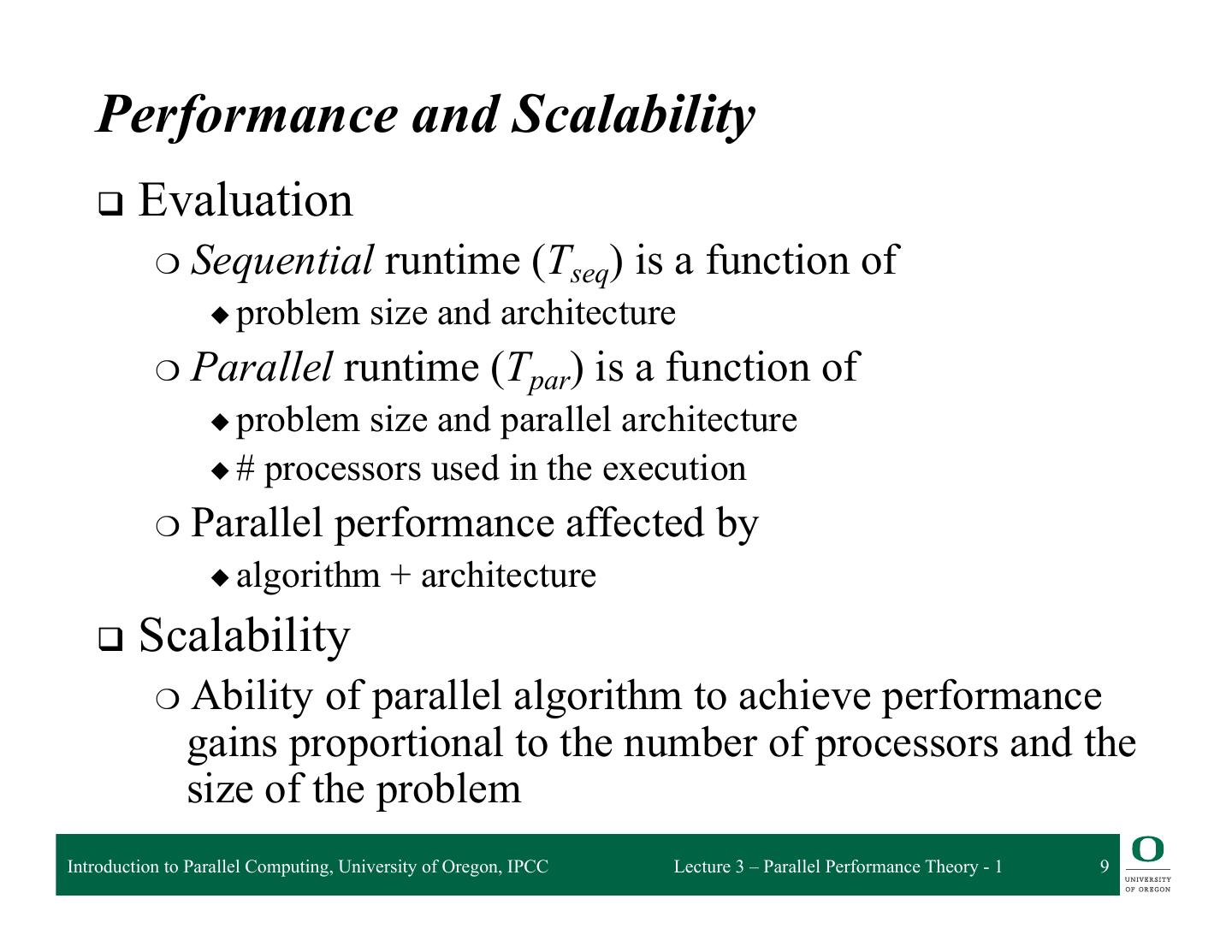 3-Parallel Performance Theory - 1