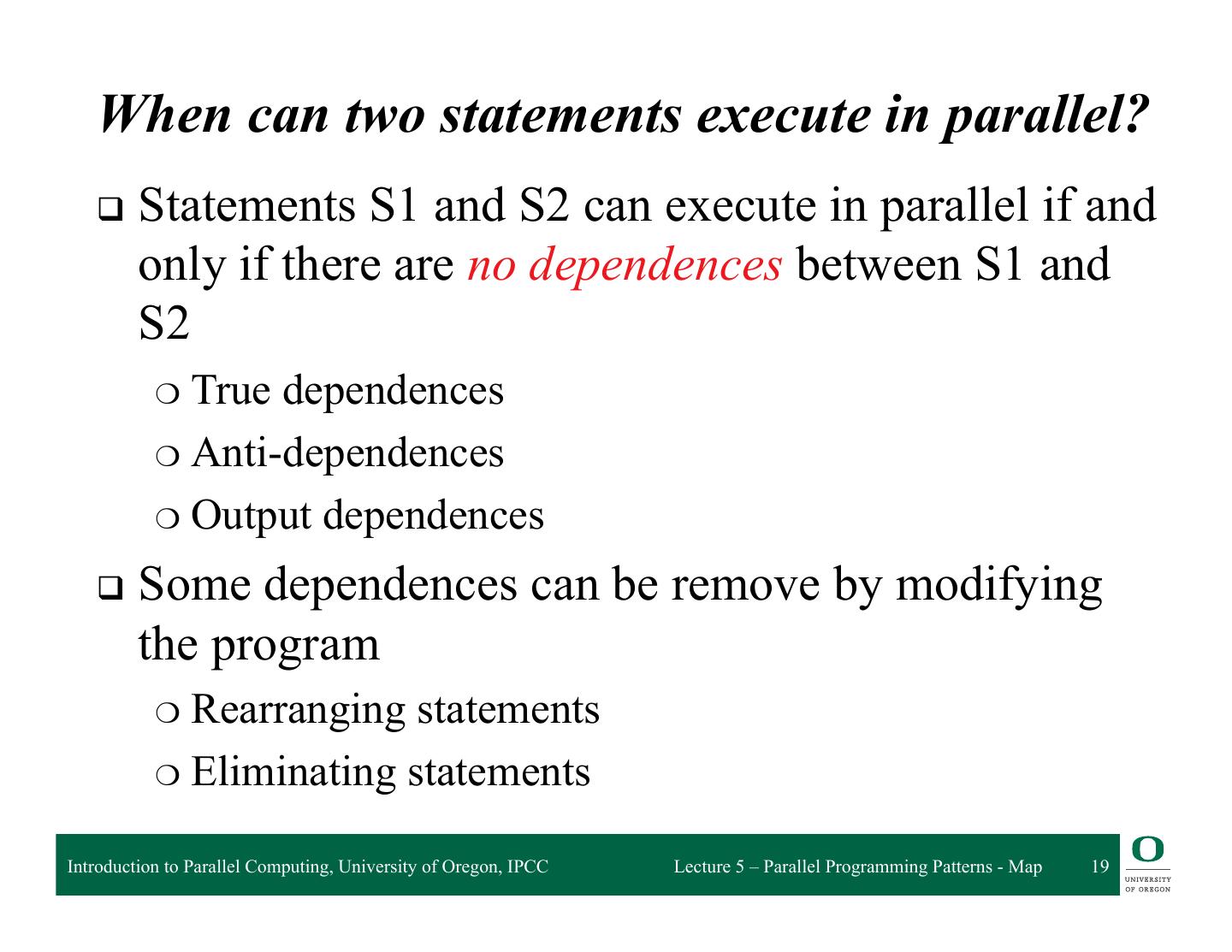 5 Parallel Programming Patterns Overview And Map Pattern