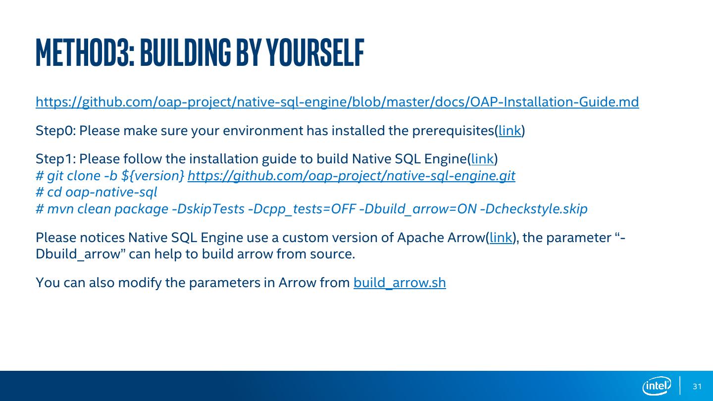 Native SQL Engine Introduction