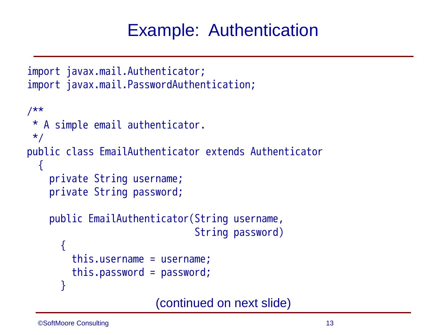 21 - Overview of JavaMail