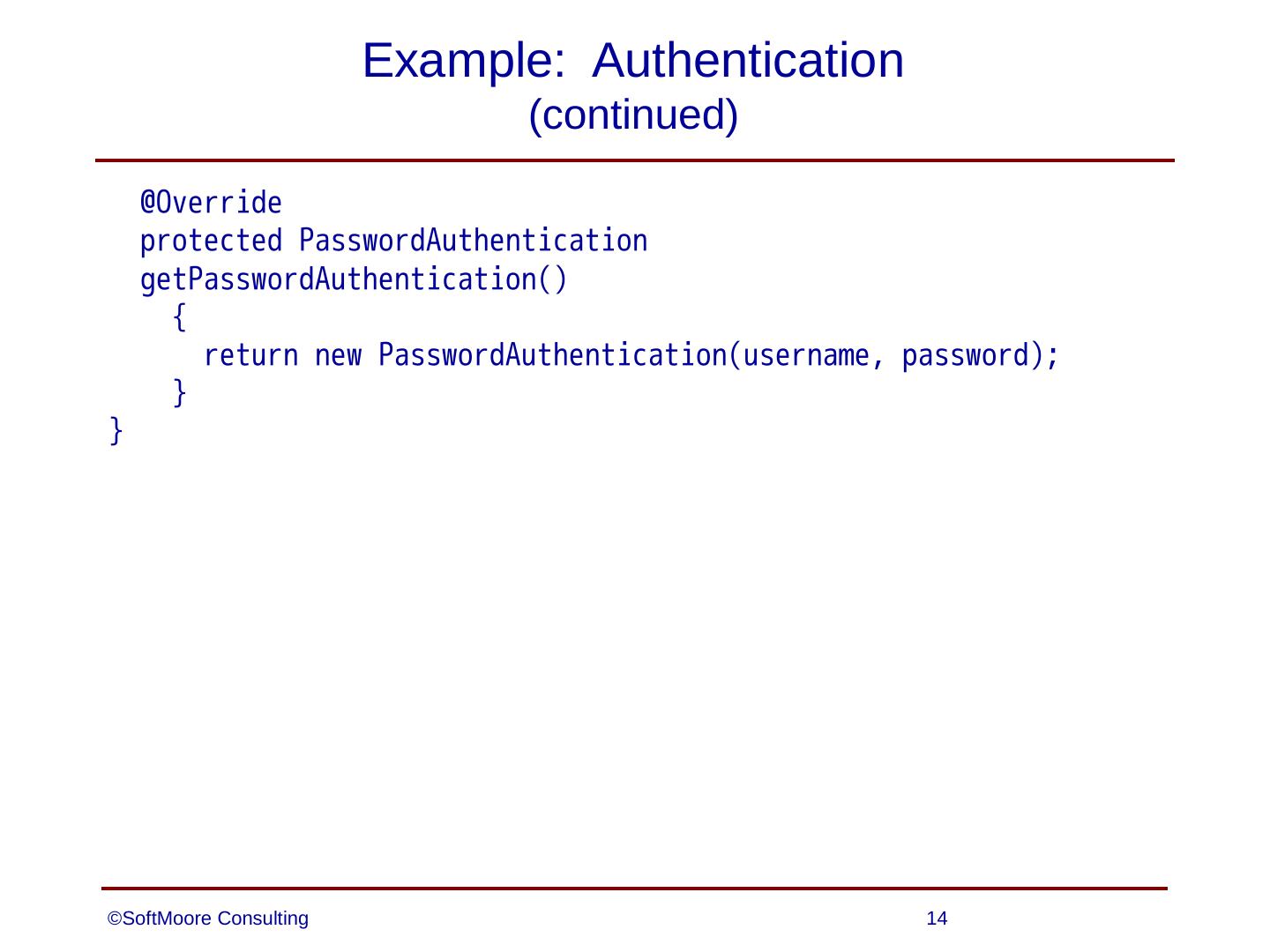 21 - Overview of JavaMail
