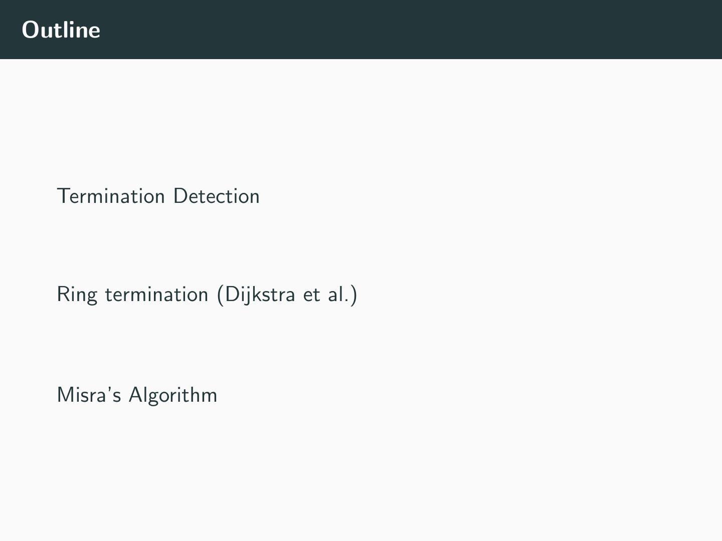 22-Termination Detection
