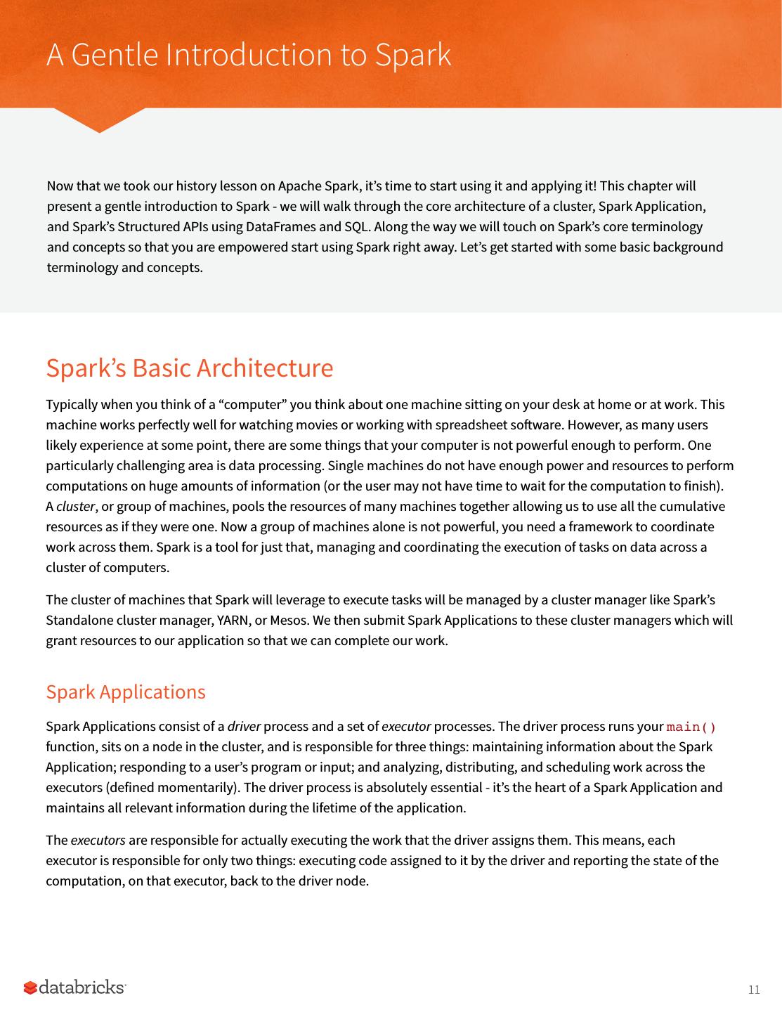 A Gentle Introduction to Apache Spark