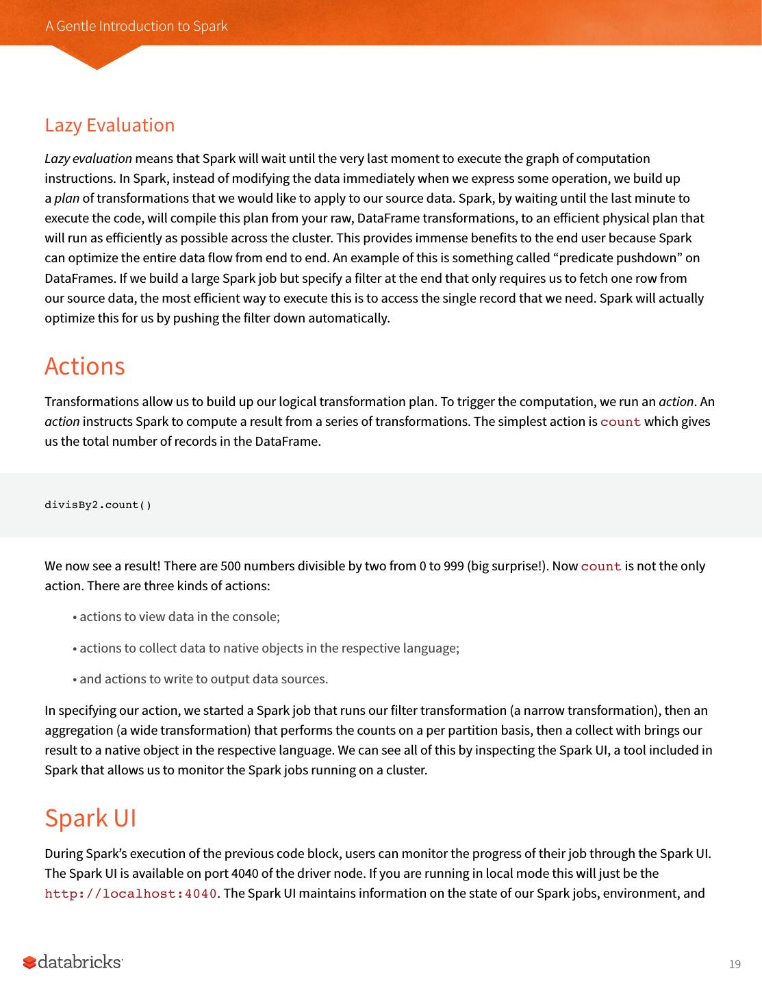 A Gentle Introduction to Apache Spark