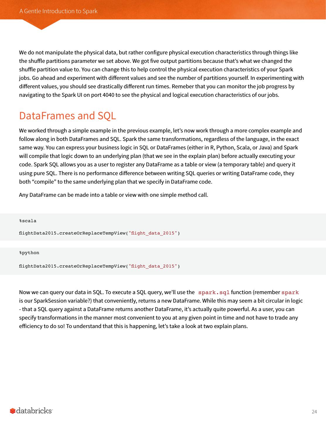 A Gentle Introduction to Apache Spark