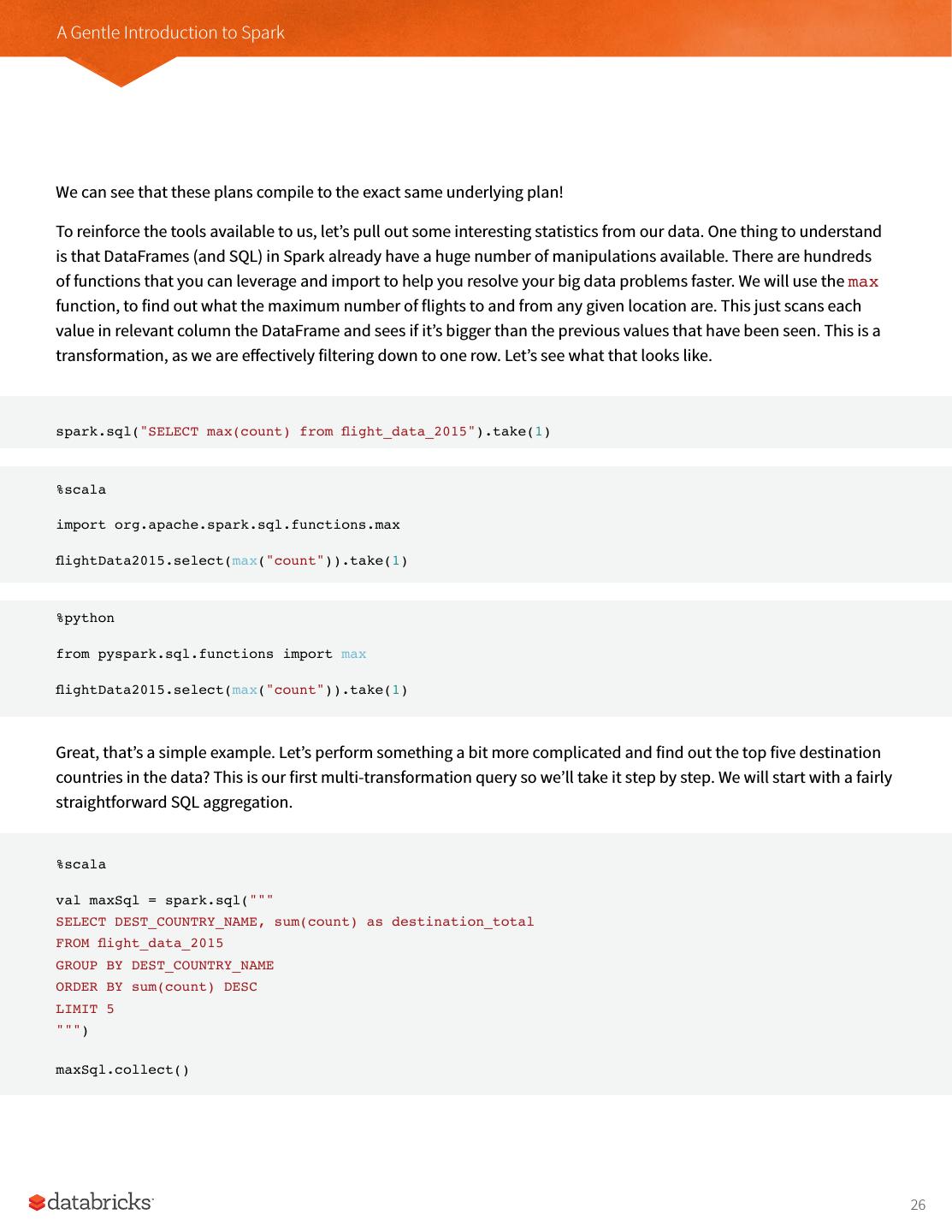 A Gentle Introduction to Apache Spark