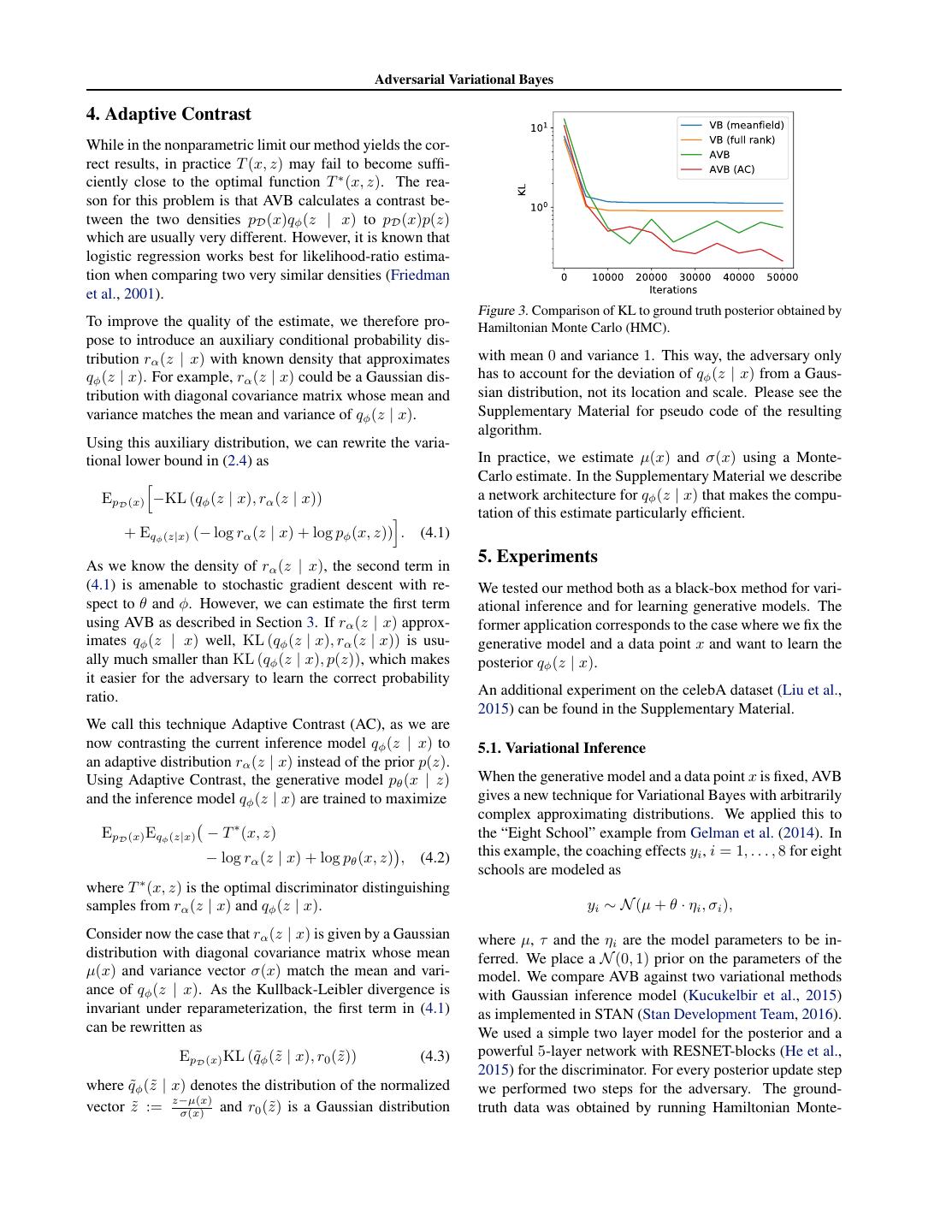 Adversarial Variational Bayes