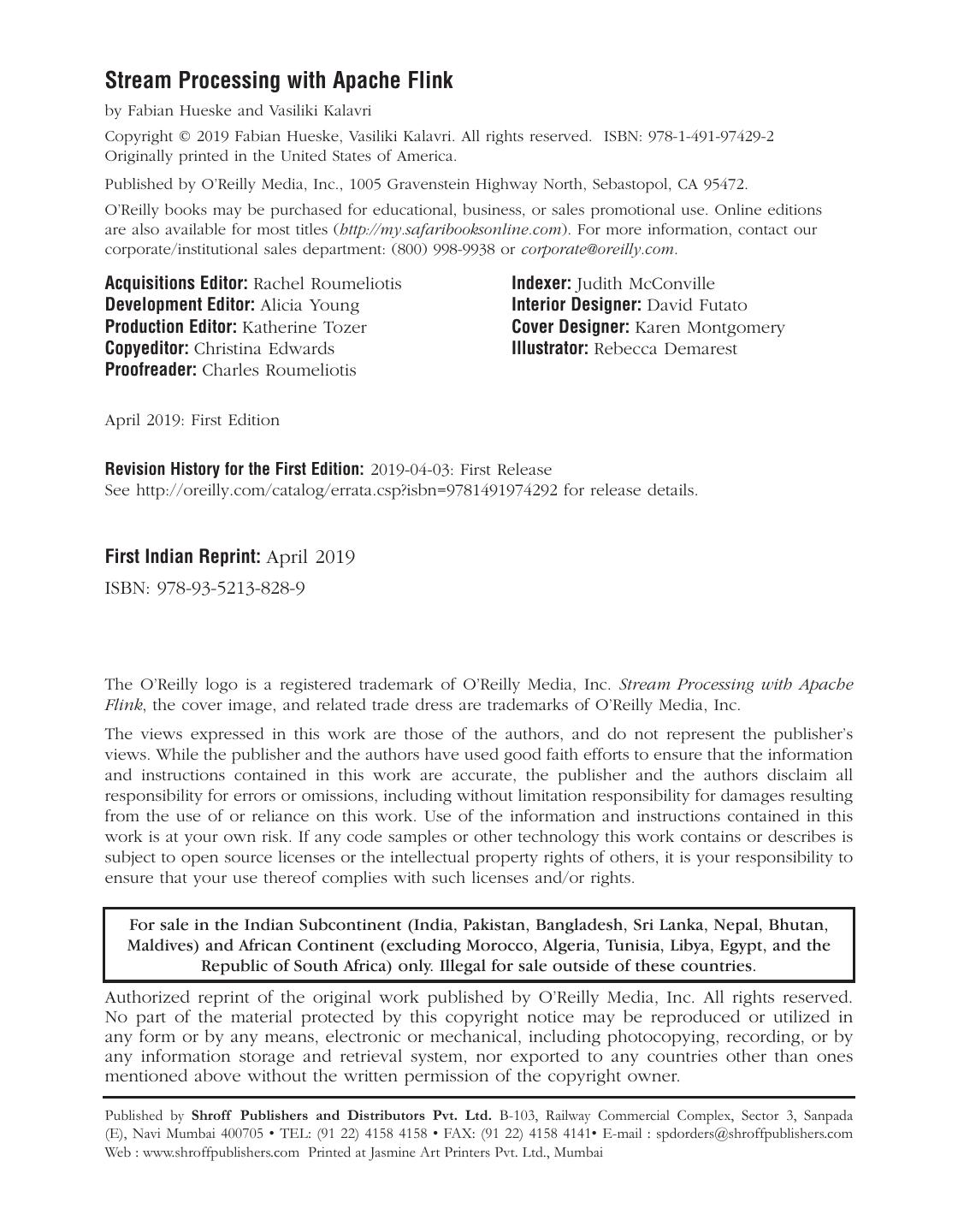 Stream Processing with Apache Flink