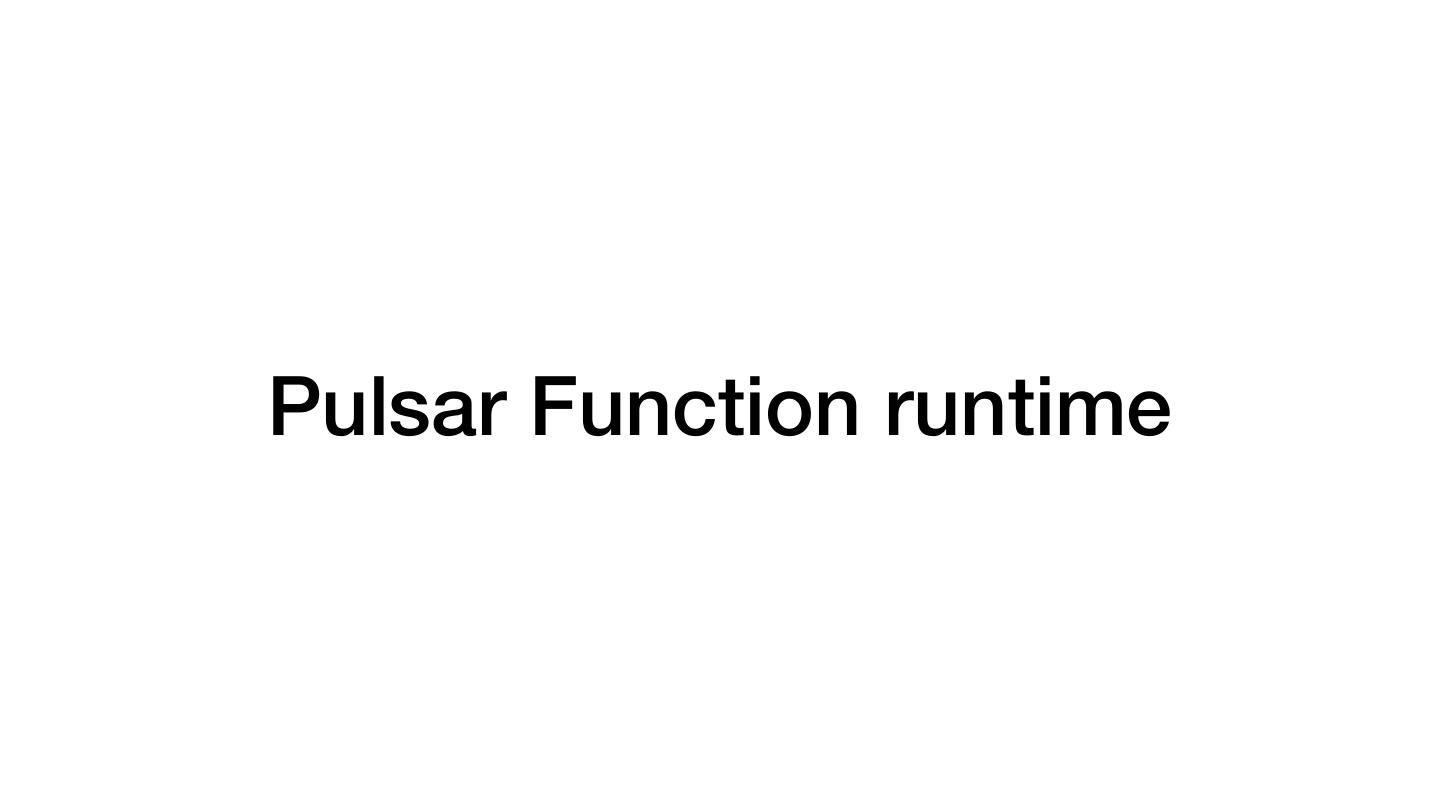深入理解 Pulsar Functions