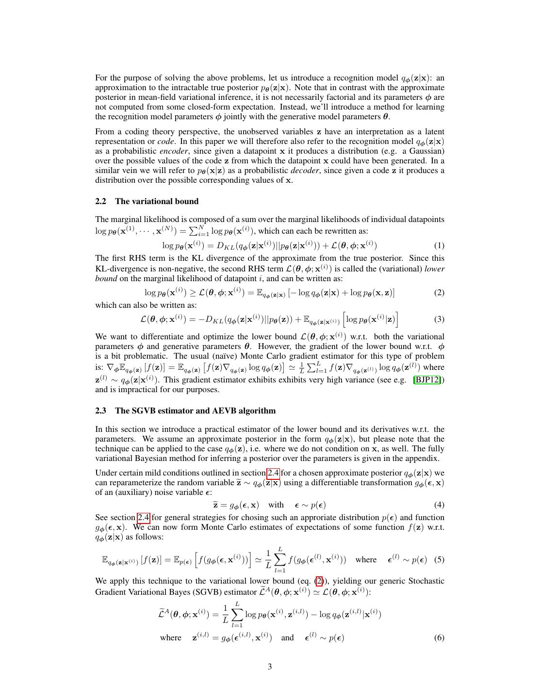 Auto Encoding Variational Bayes
