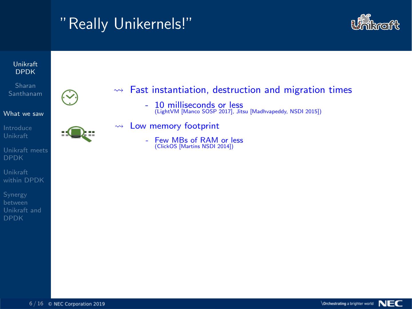 Building DPDK Unikernels with Unikraft
