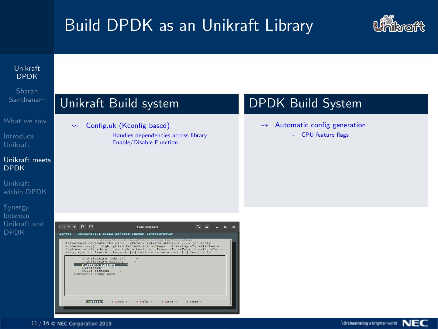 Building DPDK Unikernels with Unikraft