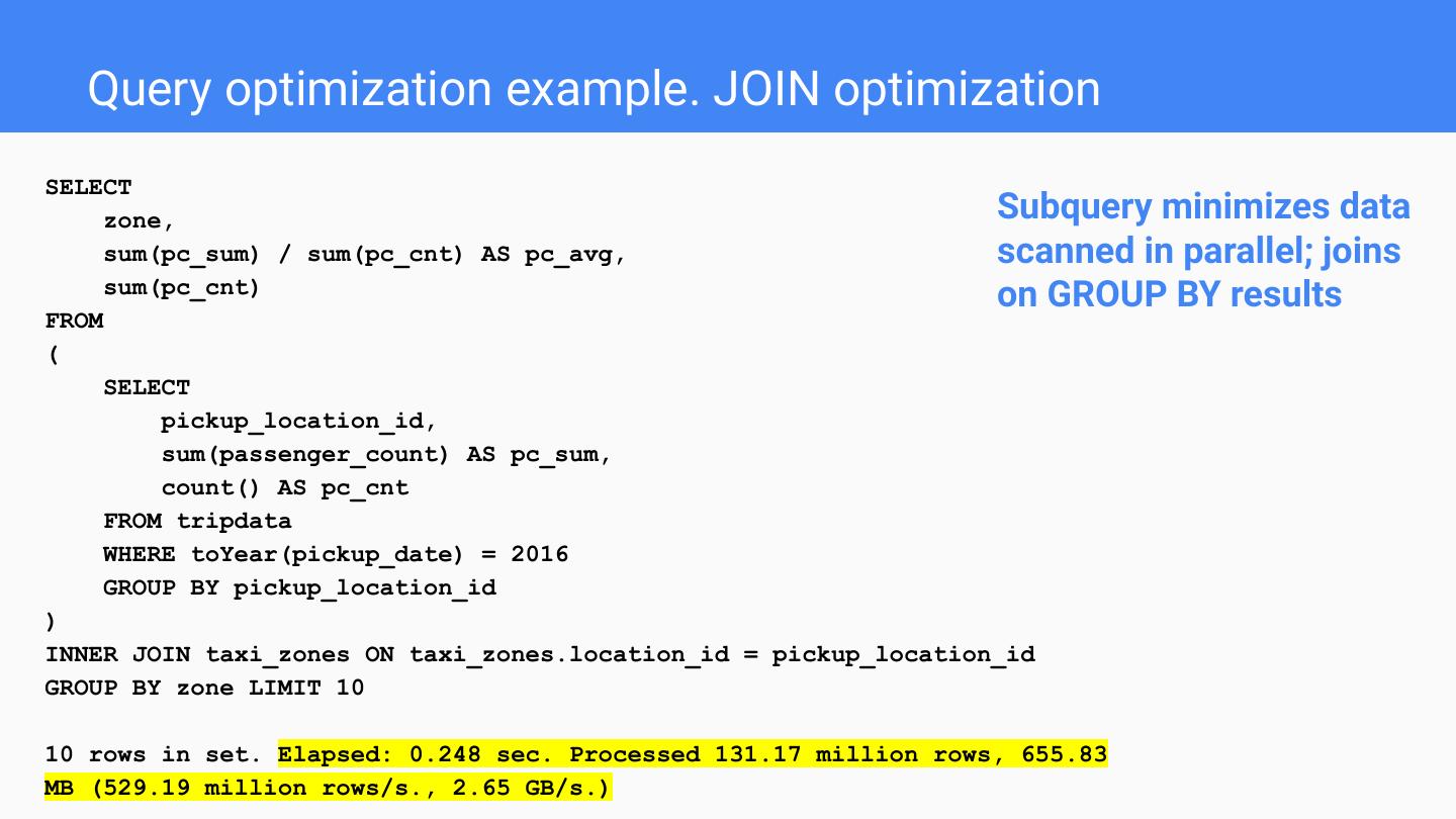 Clickhouse Data Warehouse 101 The First Billion Rows
