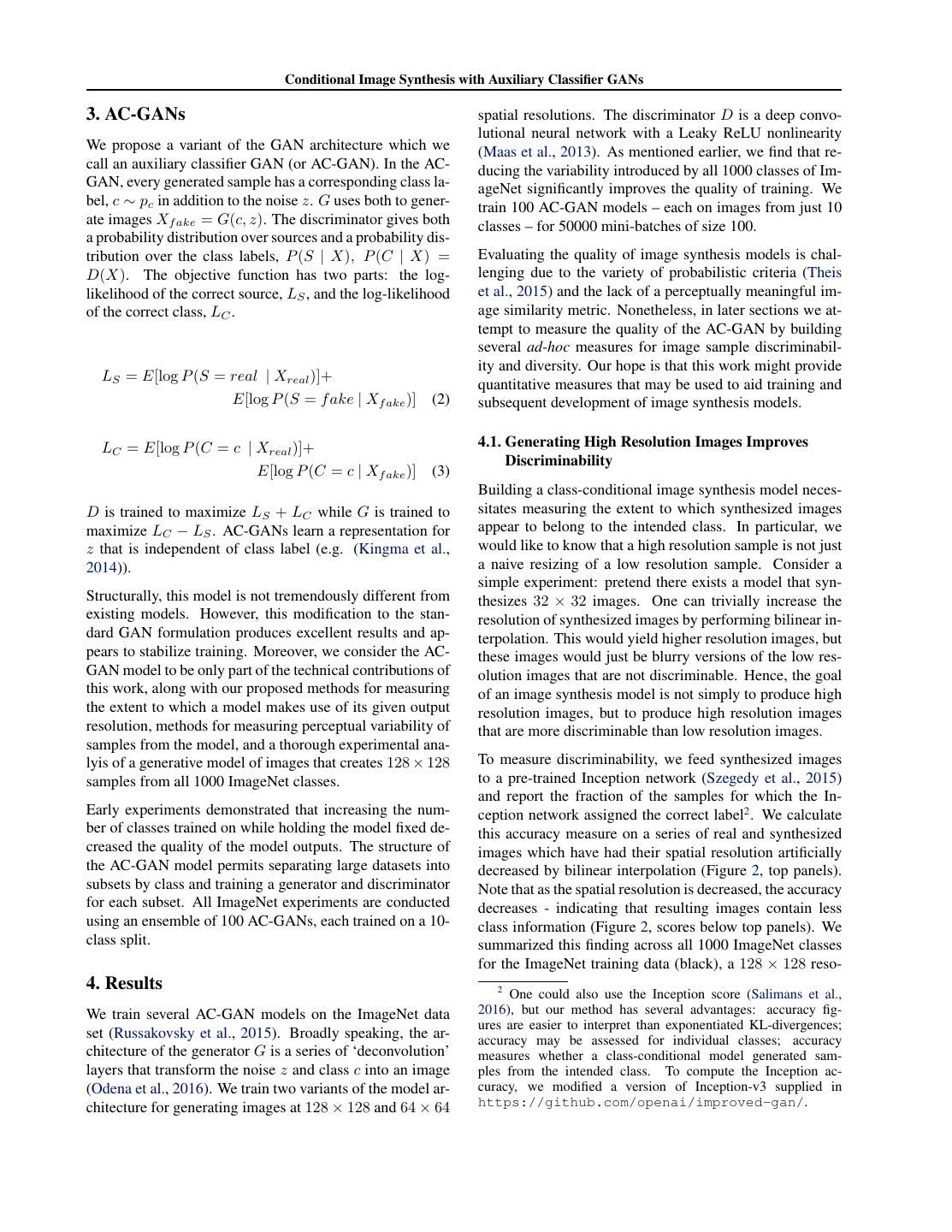 Conditional Image Synthesis With Auxiliary Classifier Gans