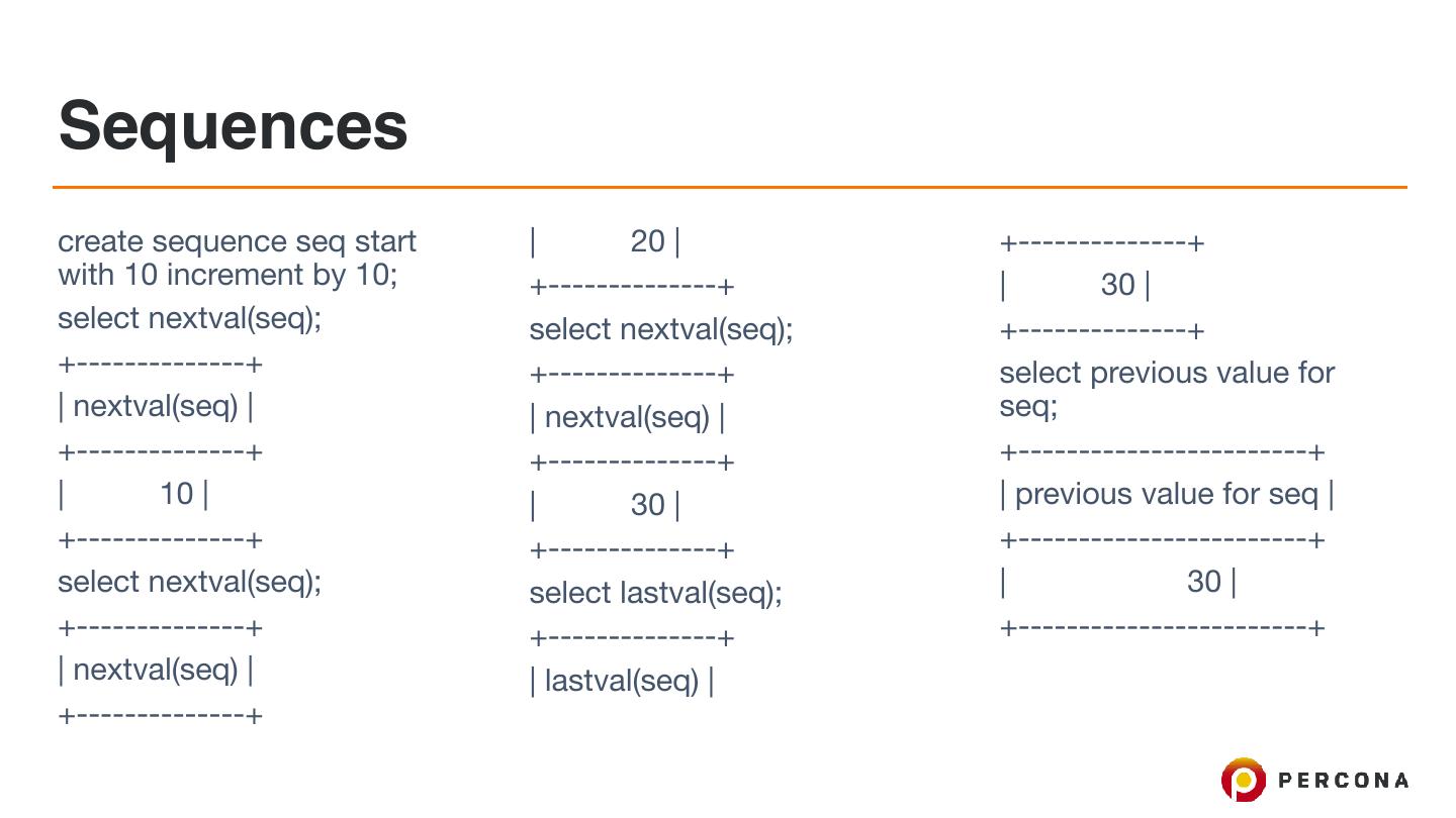 Differences between MariaDB and MySQL