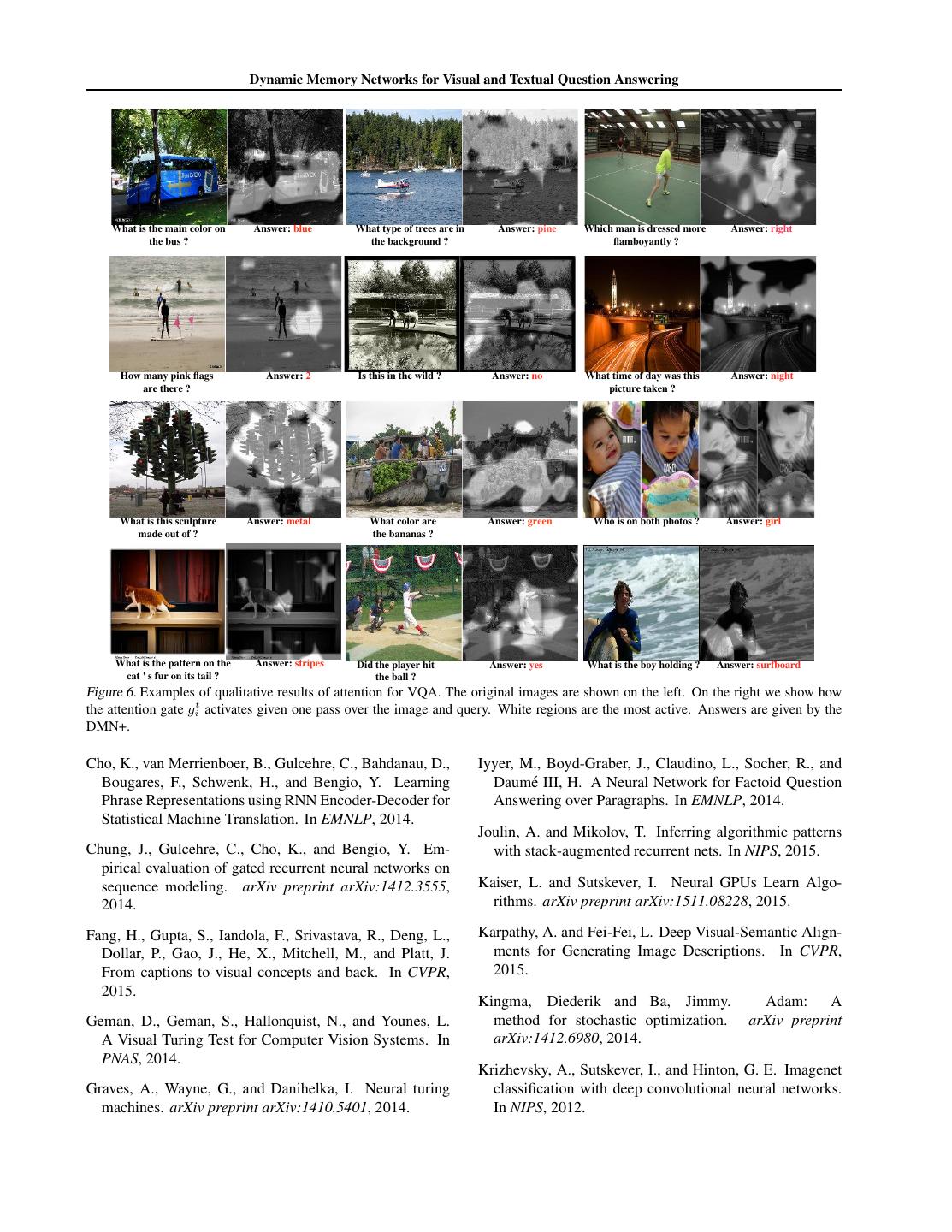 Dynamic Memory Networks for Visual and Textual Question Answering