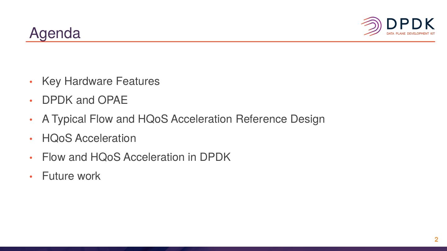 Flow And Hqos Dpdk Acceleration Using 100gbe Intel Programmable Acceleration