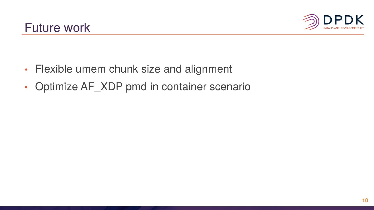 Integrating AF_XDP into DPDK