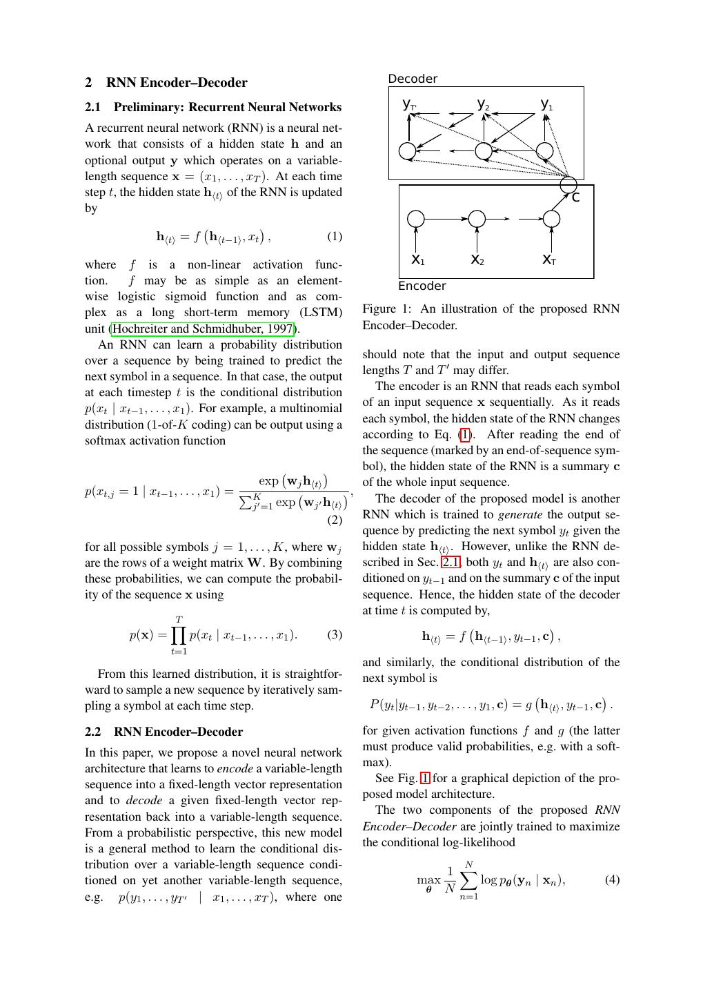 Learning Phrase Representations using RNN Encoder–Decoder Learning Phrase Representations using RNN Encoder–Decoder