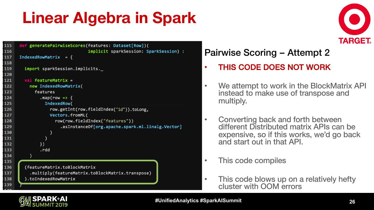 Lessons In Linear Algebra At Scale With Apache Spark 7930