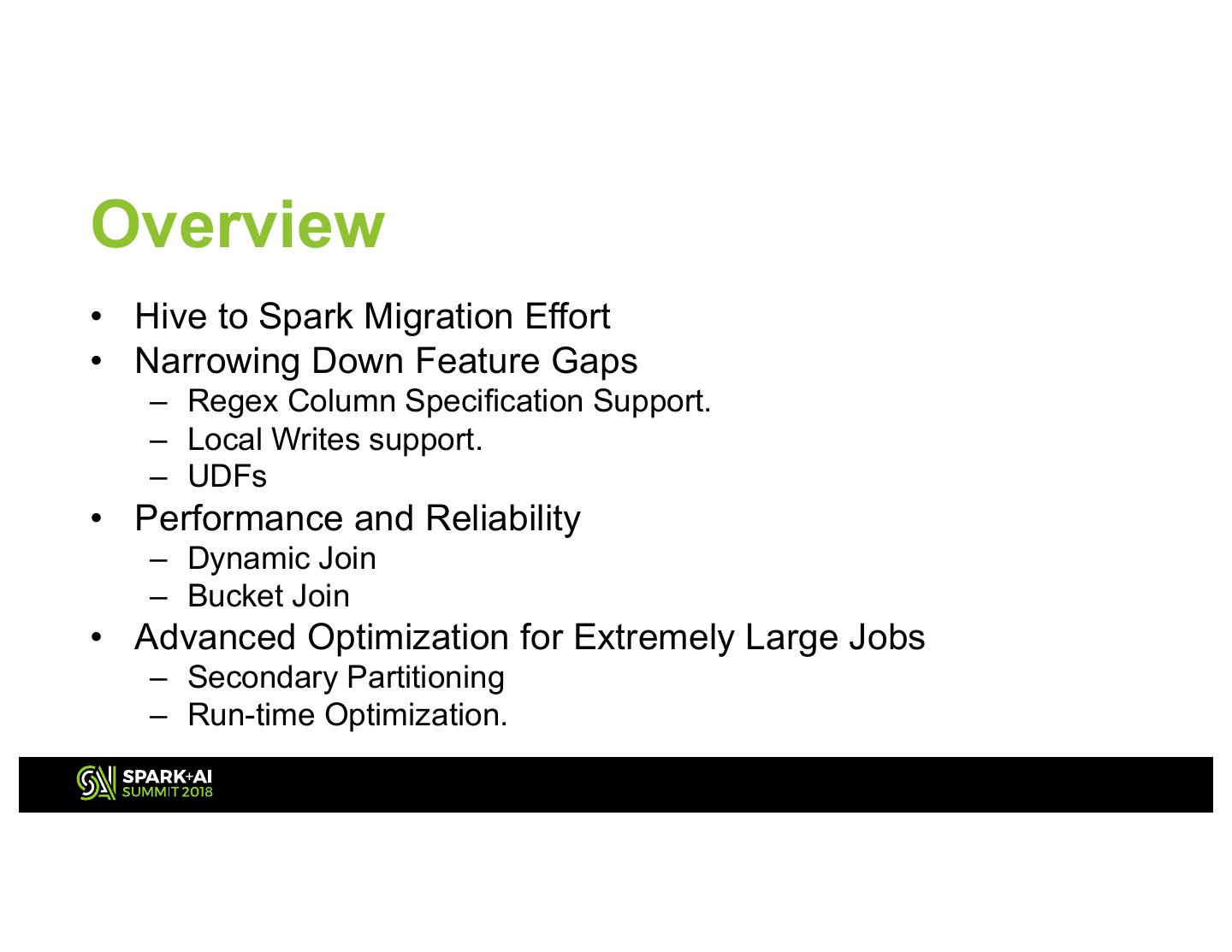 迁移apache Hive作业到apache Spark