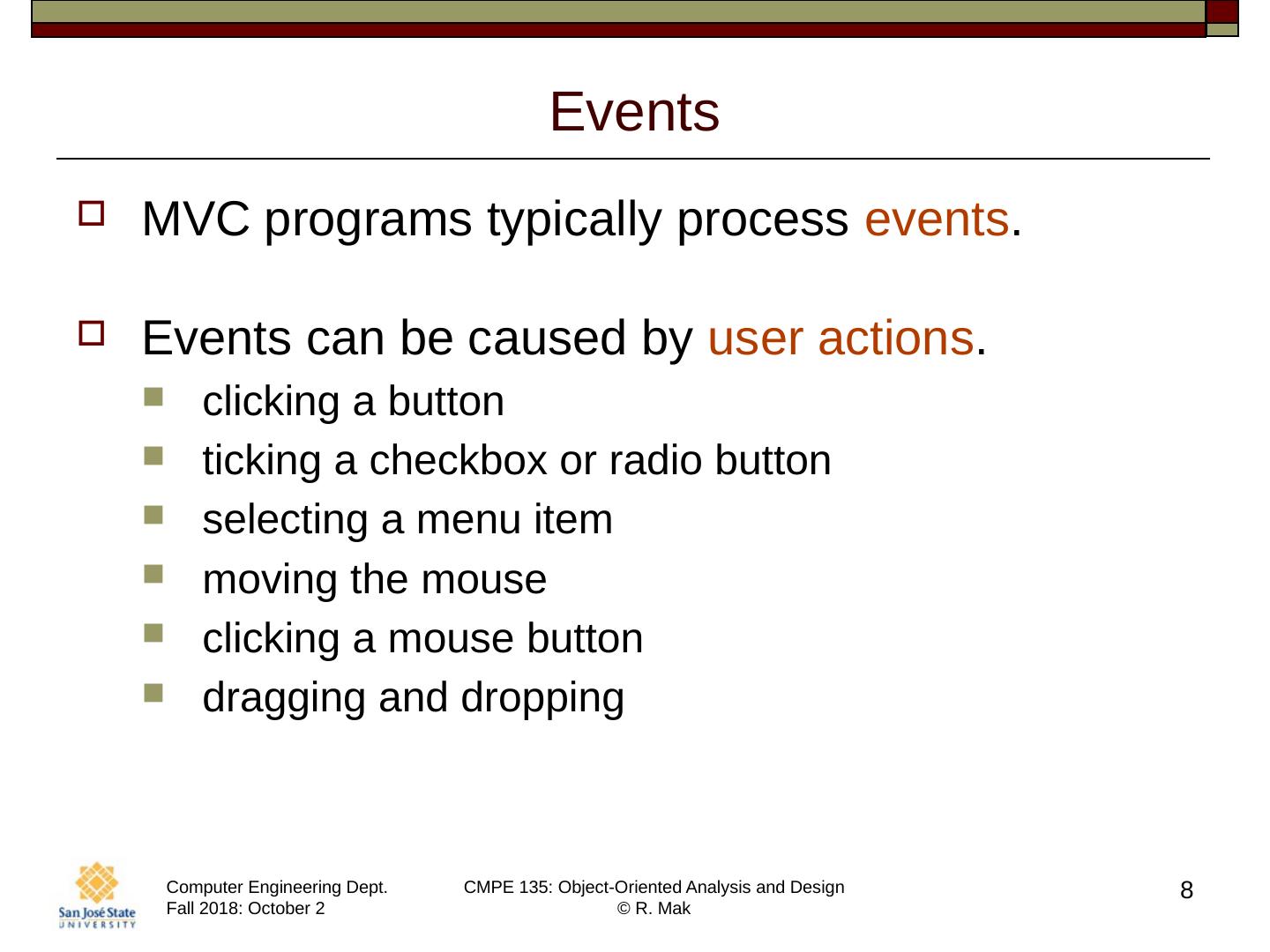 模型 视图 控制器(mvc)体系结构