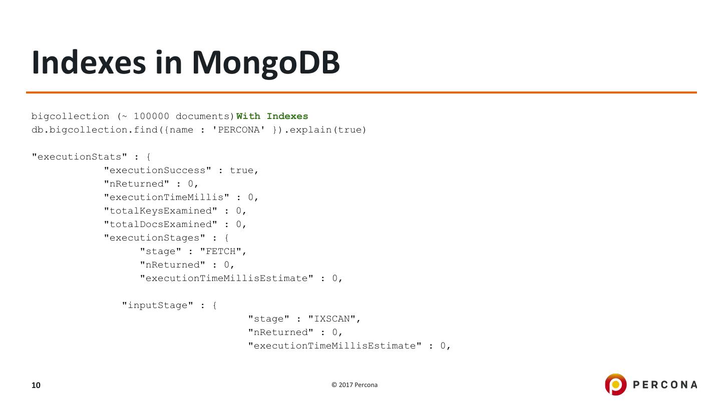 MongoDB Index Types How, when and where should they be used?