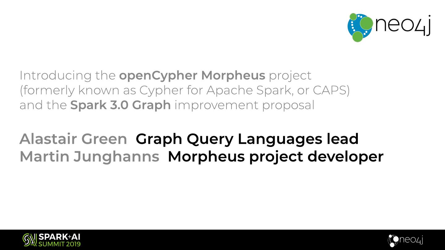 Neo4j Morpheus: Interweaving Table and Graph Data with SQL and Cypher in Apache