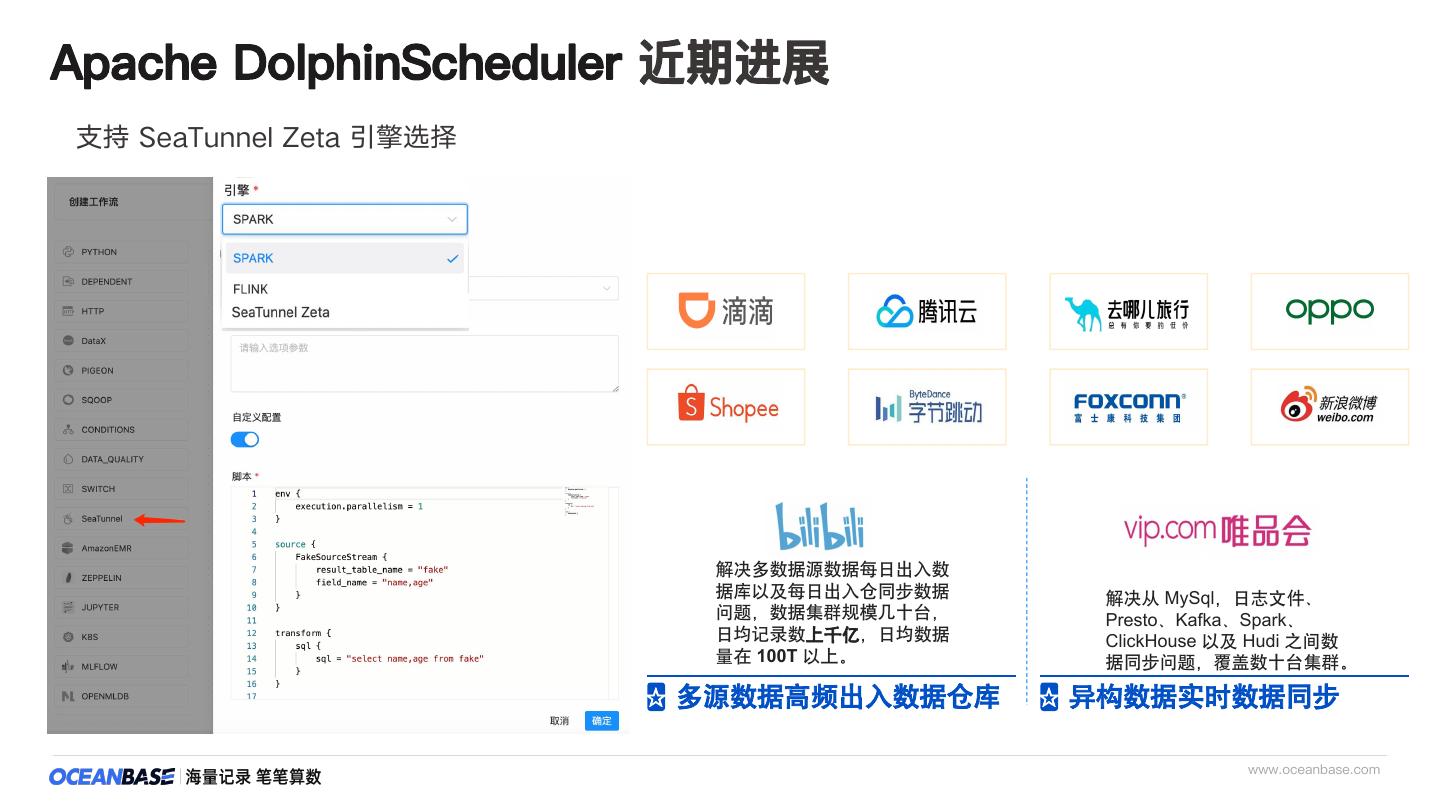 OceanBase开发者大会-基于DolphinScheduler构建分布式大数据调度平台实践