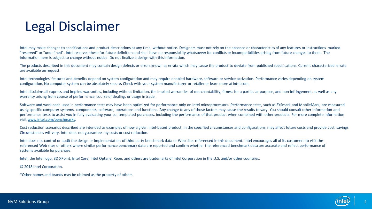 Open Source Databases and Non-Volatile Memory