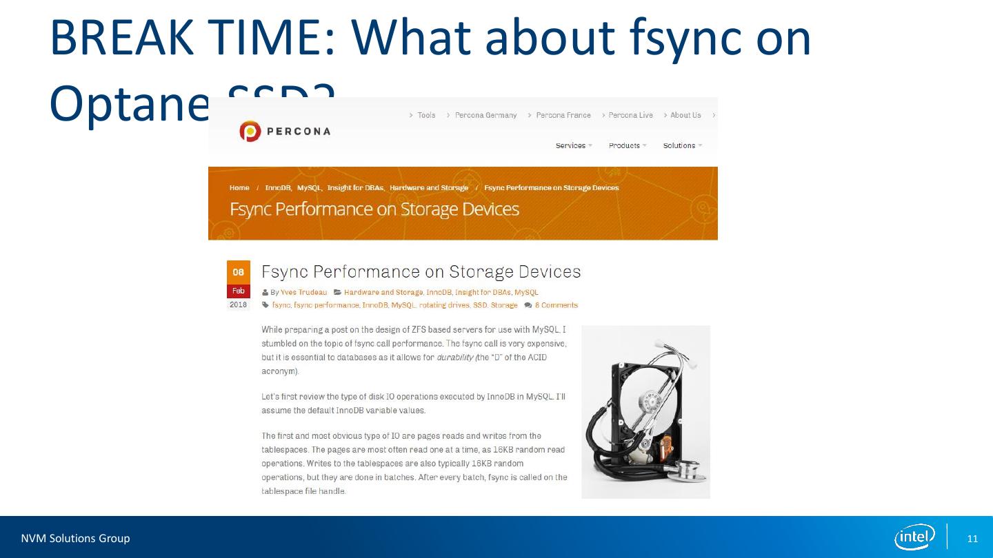 Open Source Databases and Non-Volatile Memory