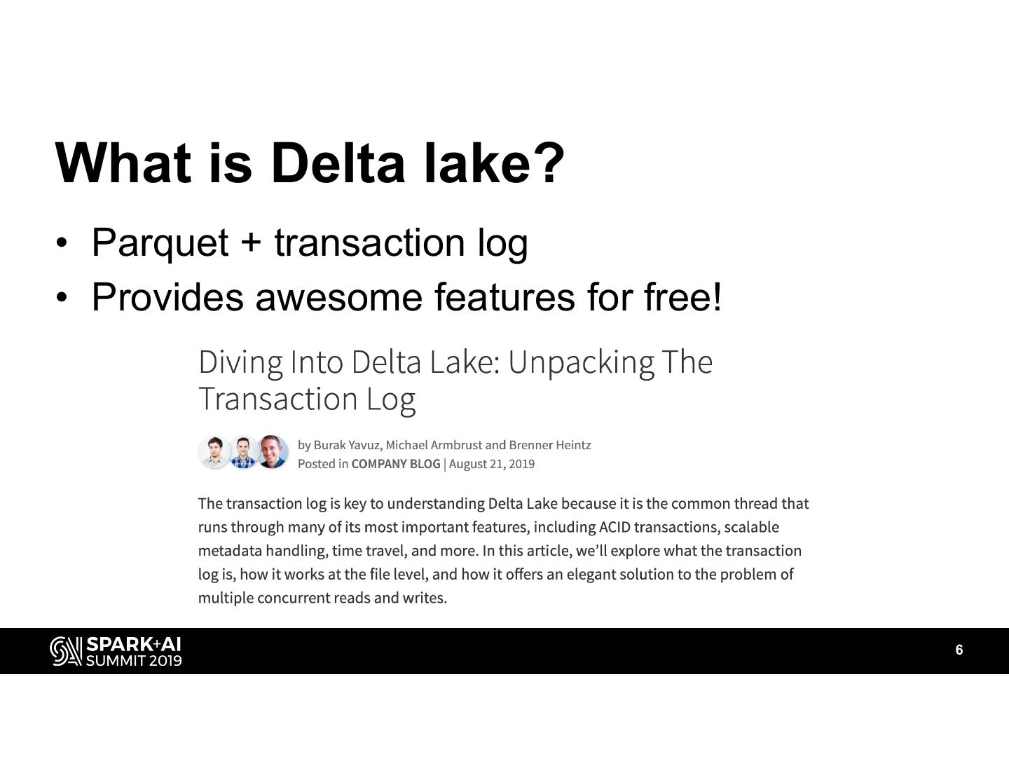 Optimizing Delta - Parquet Data Lakes for Apache Spark Optimizing Delta - Parquet Data Lakes for Apache Spark
