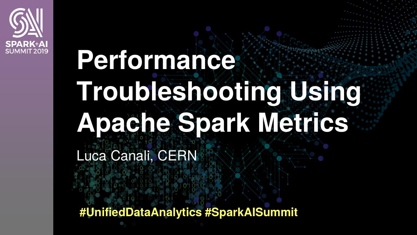 Performance Troubleshooting Using Apache Spark Metrics