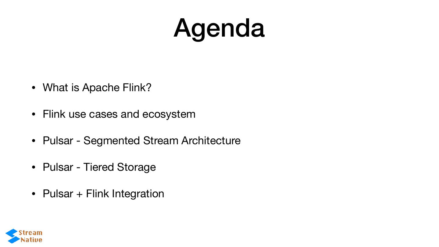 Elastic Data Processing with Apache Pulsar and Apache Flink