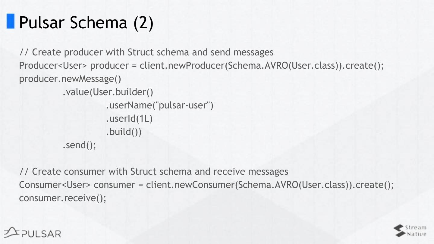 Query Pulsar Streams Using Apache Flink