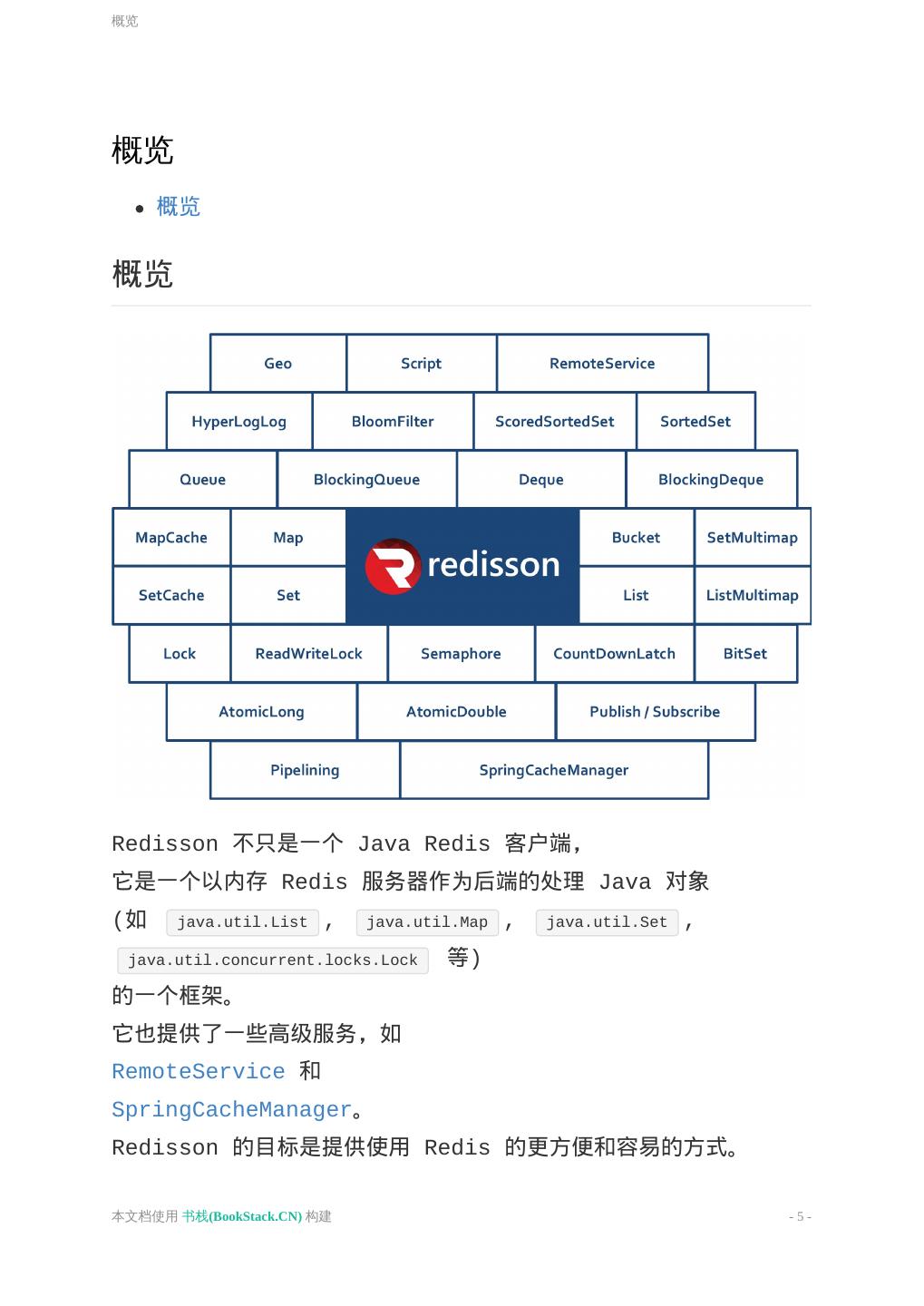 Redisson官方文档中文版