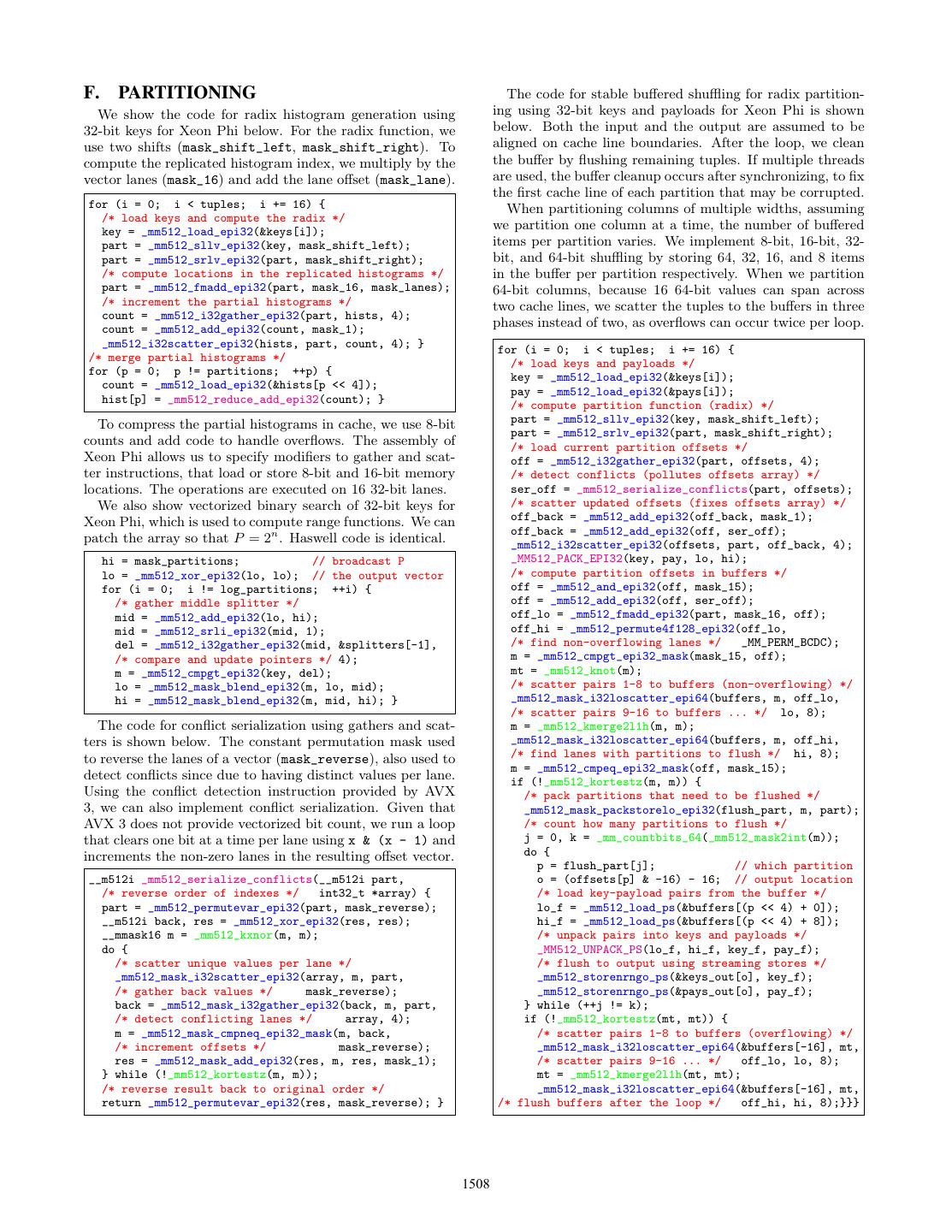 Rethinking SIMD Vectorization for In-Memory Databases Rethinking SIMD Vectorization for In-Memory Databases