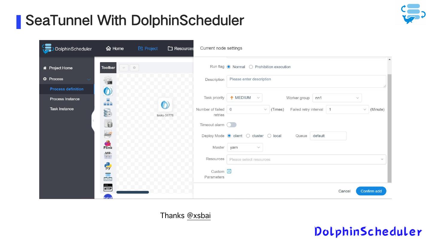 SeaTunnel with DolphinScheduler