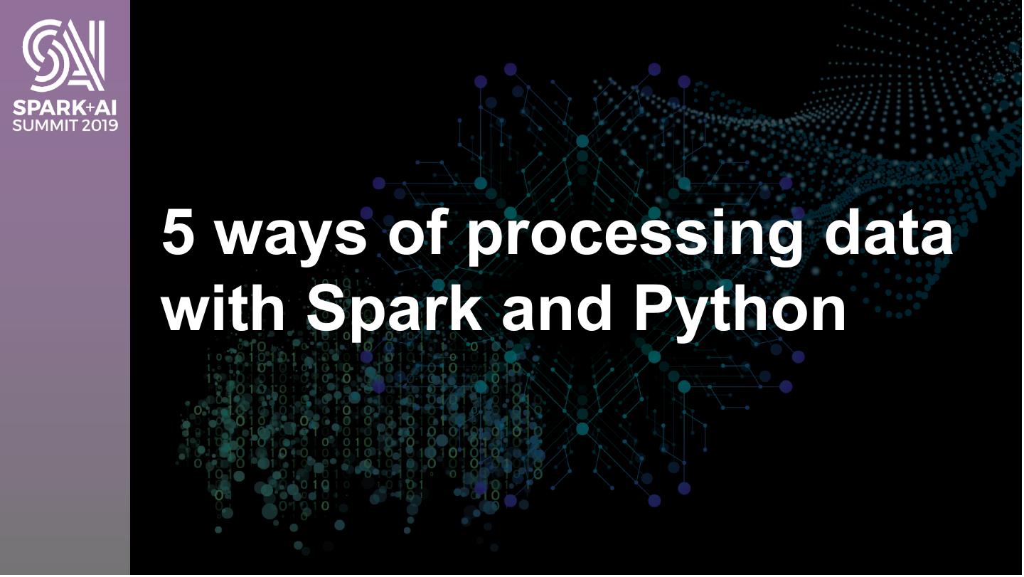 Tactical Data Science Tips Python And Spark Together