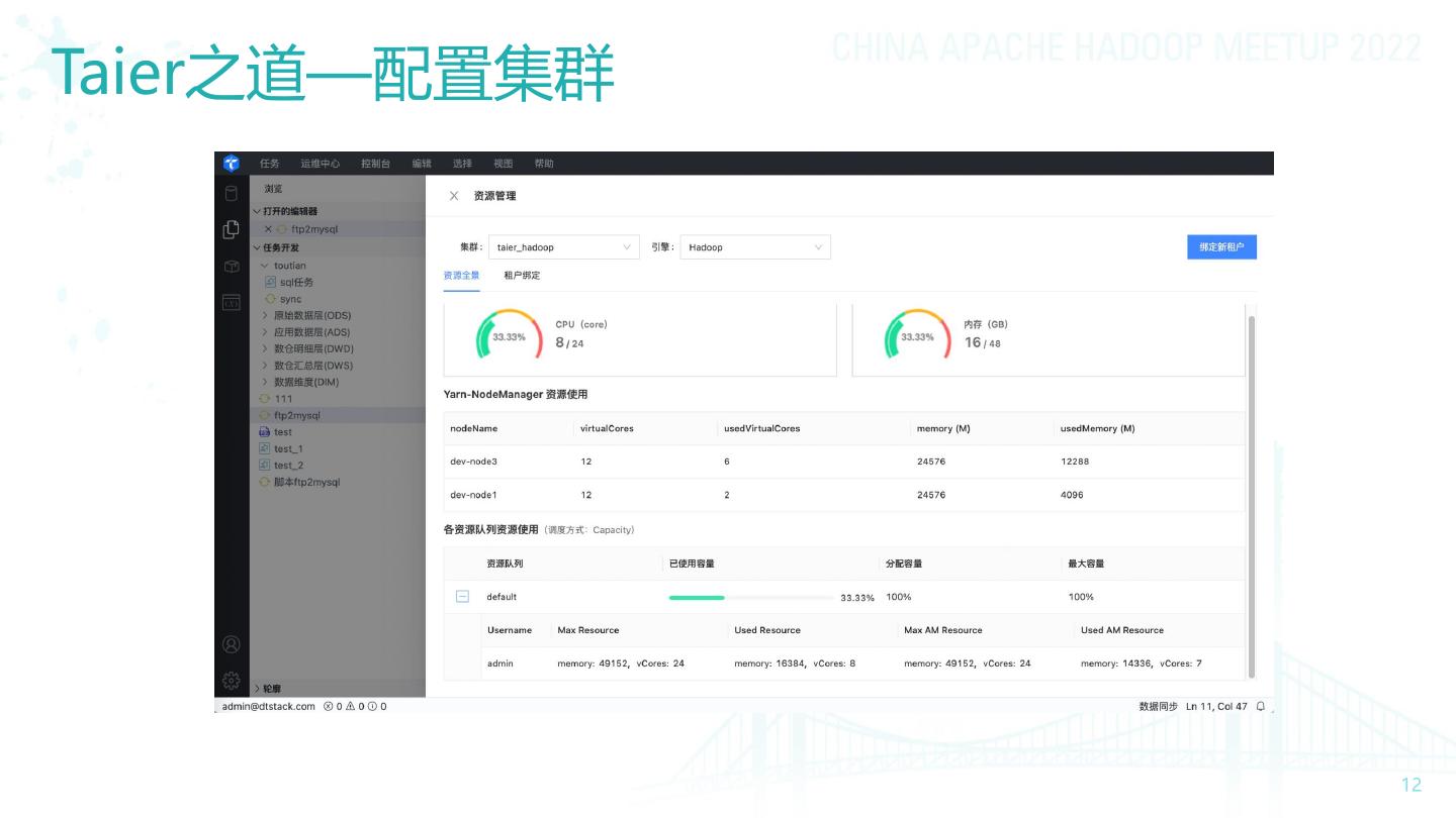 以Taier为基石构建大数据开发平台-赵章万