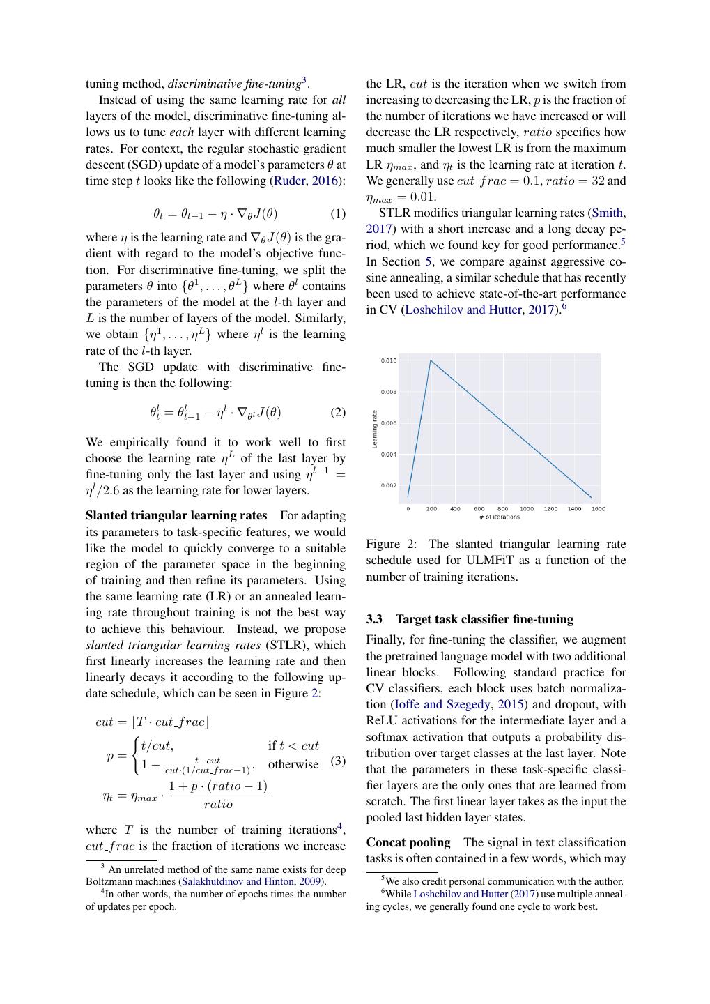 Universal Language Model Fine Tuning For Text Classification
