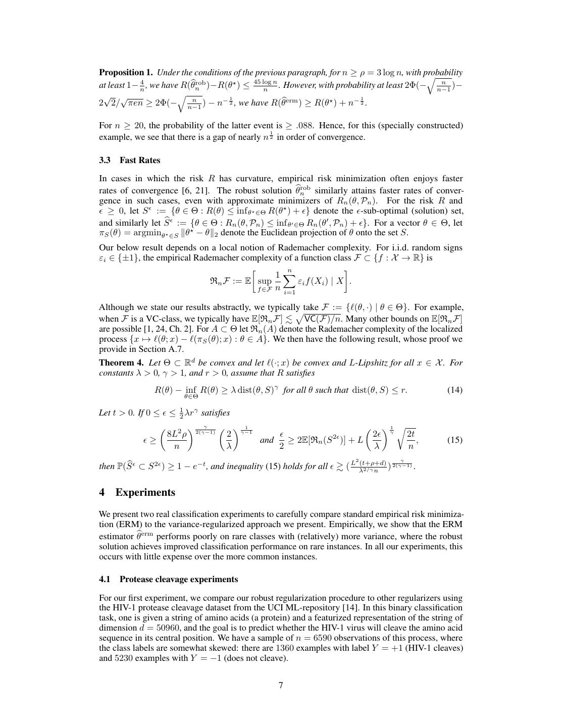 Variance Based Regularization With Convex Objectives