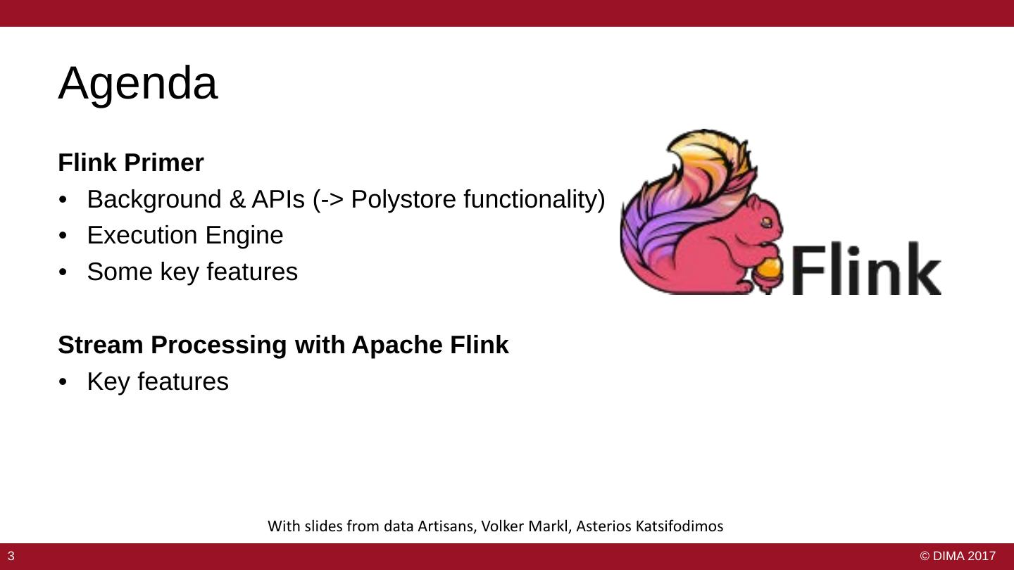 Apache Flink Big Data Stream Processing
