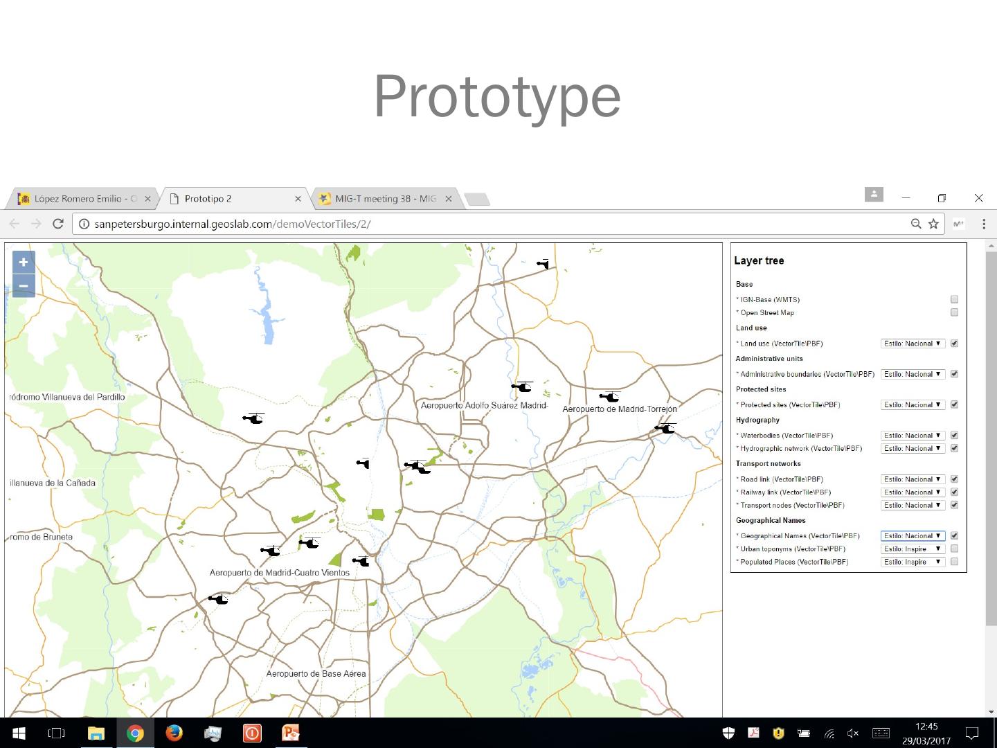 and, additionally, MVT, PBF, GeoJSON or TopoJSON for vector tiles