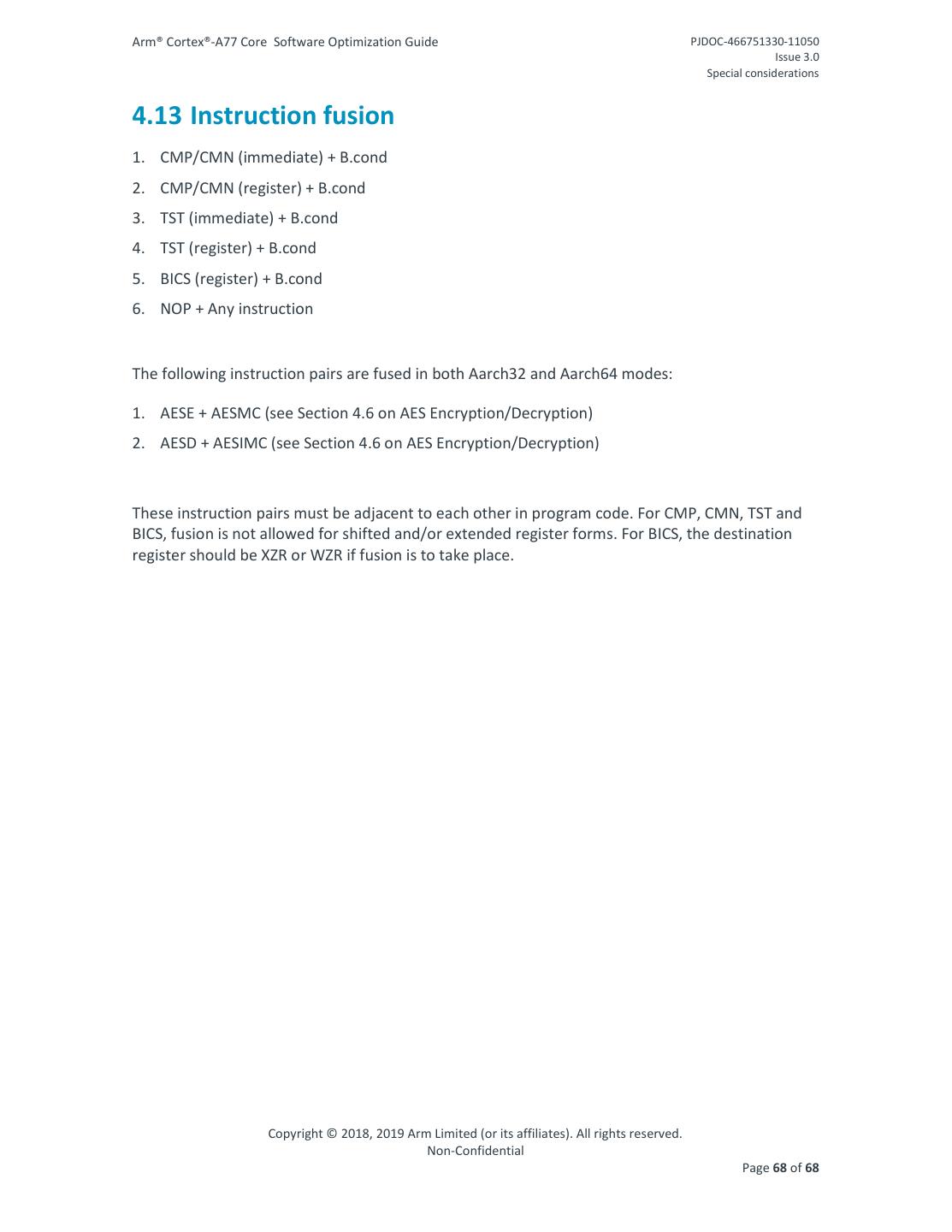 Cortex-A 系列处理器Cortex-A77文档分享 |arm_cortex_A77_software_optimization_guide