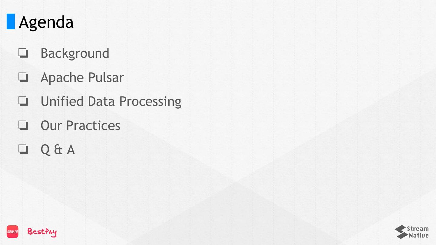 Unify Storage Backend for Batch and Streaming Computation with Apache Pulsar