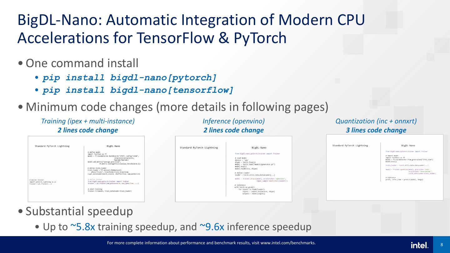 使用Intel BigDL2.0为pytorch/tensorflow/deeprec人工智能应用加速-邓珺玮