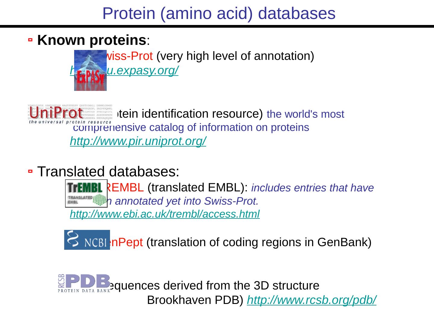 Bioinformatics Lecture 1