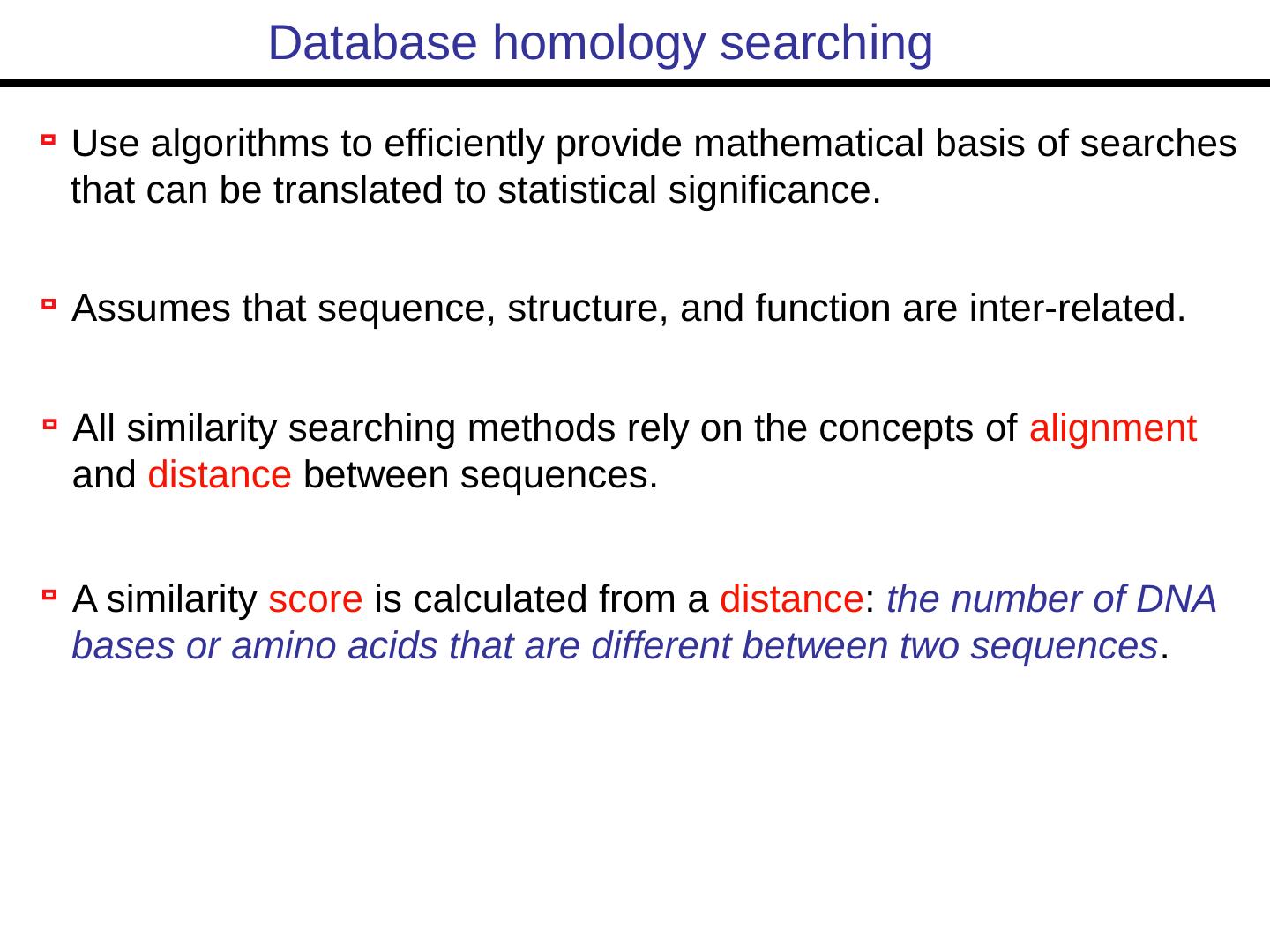 Bioinformatics Lecture 1